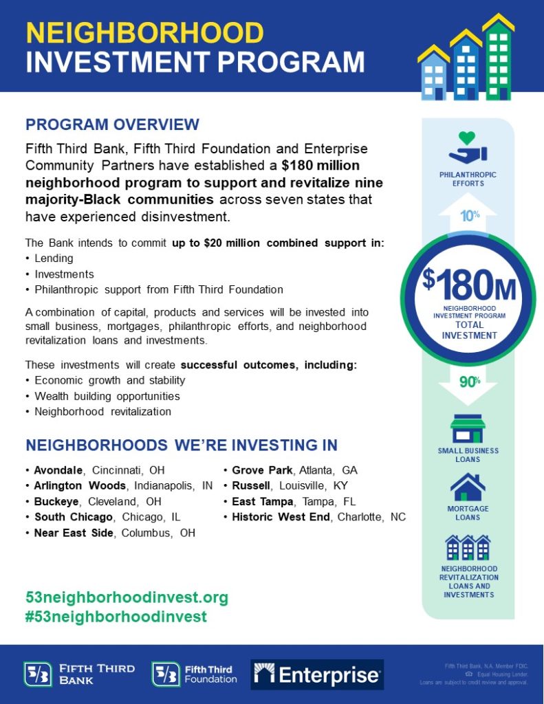 Fifth Third Announces $180 Million Neighborhood Investment Program in ...